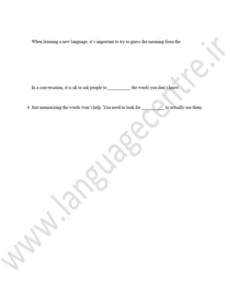 OWS_Intermediate Test - First 10 Units | PDF