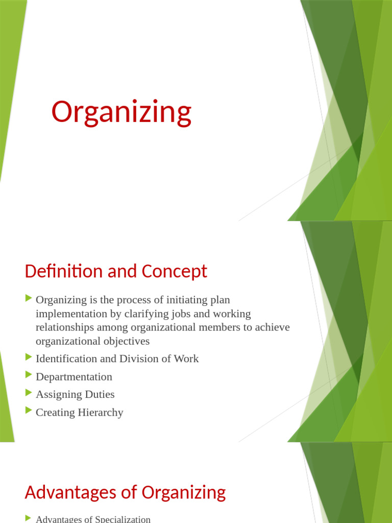 Organizing | PDF