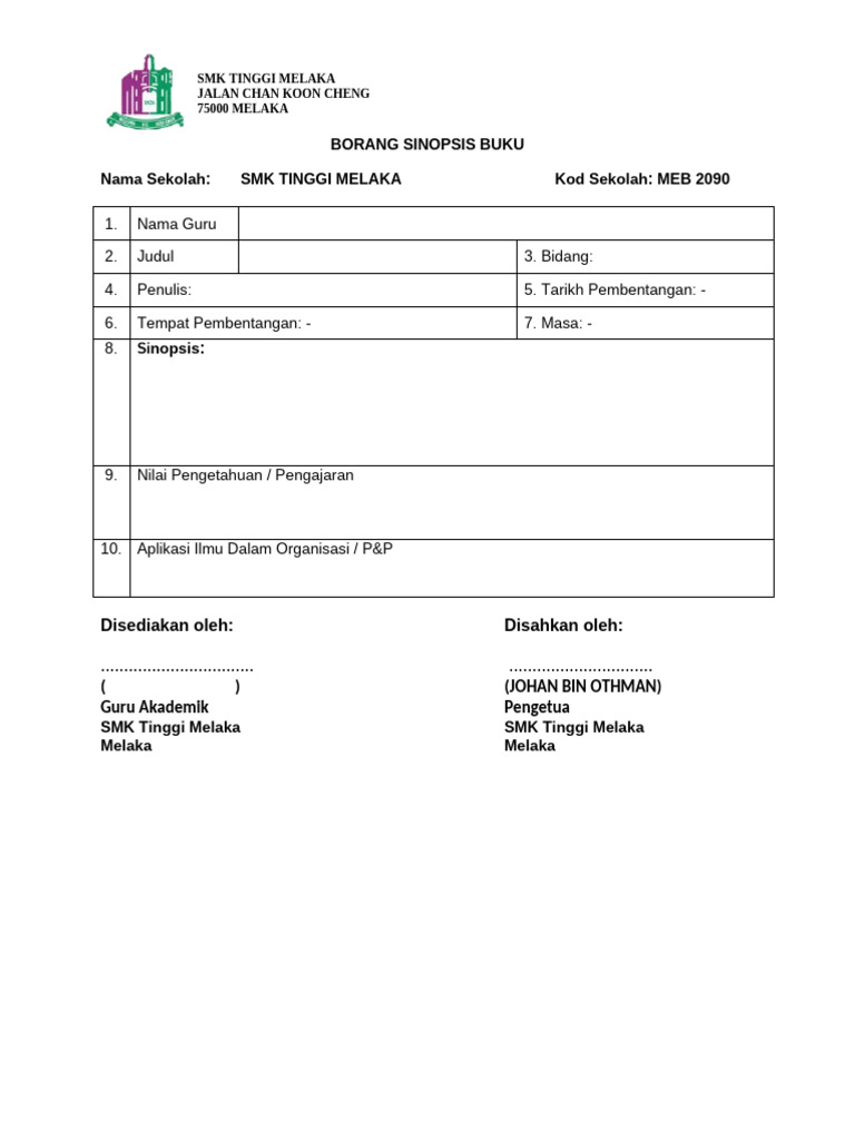 Contoh Ulasan Buku Pdf