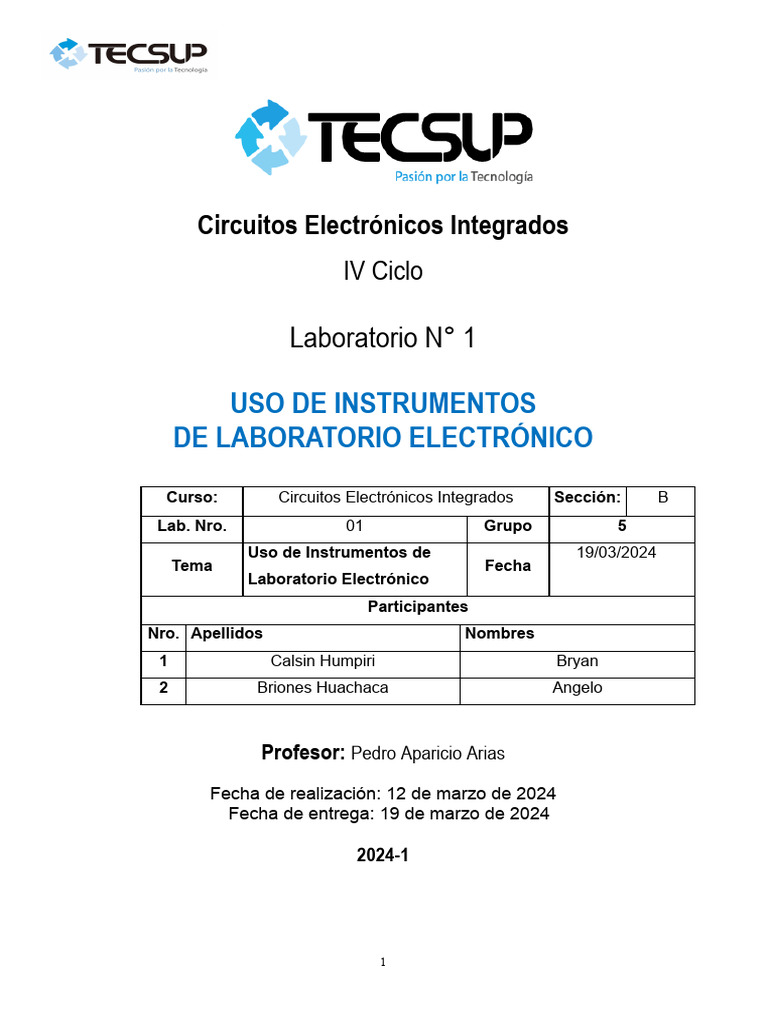 Glab S01 2024 1 | PDF