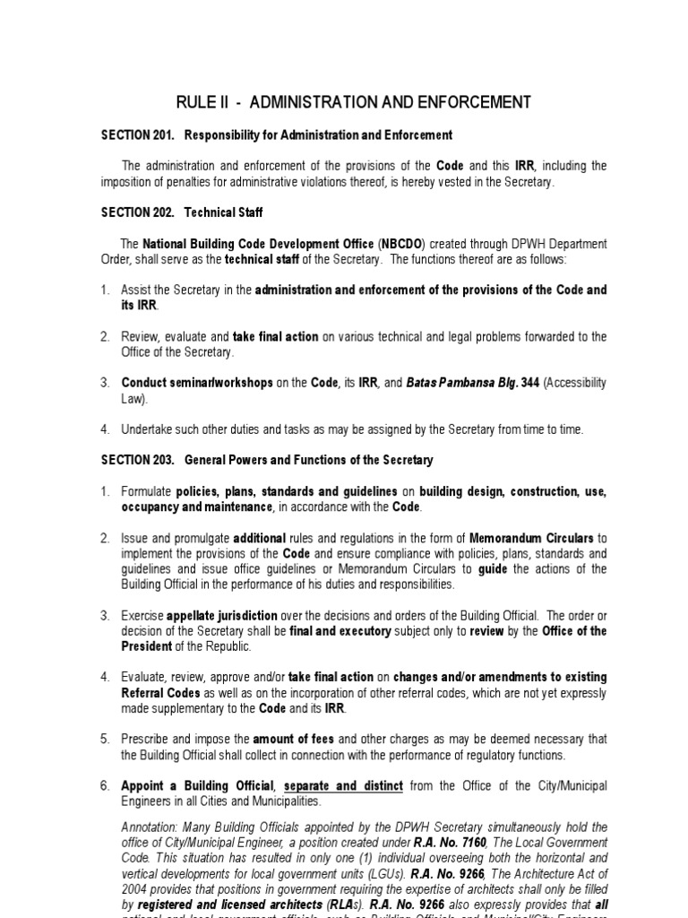 Revised IRR of P.D. No. 1096 Overview | PDF | Electrical Wiring | Architect