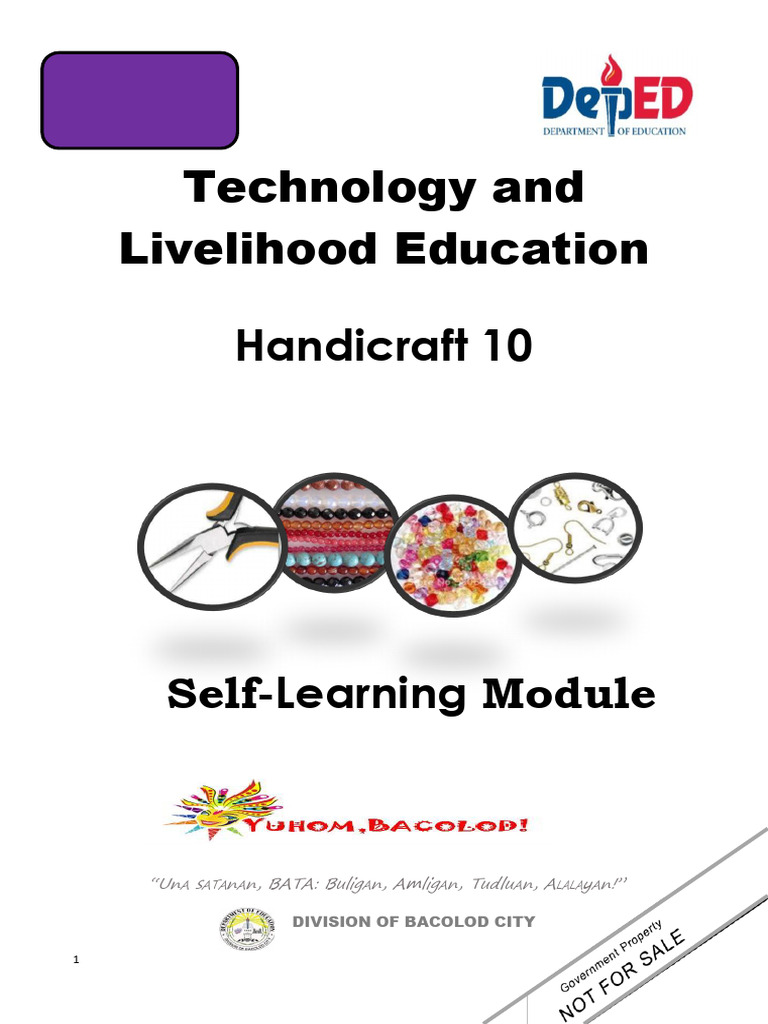 Q1 Handicraft 10 Week 6 With Project Plan | PDF