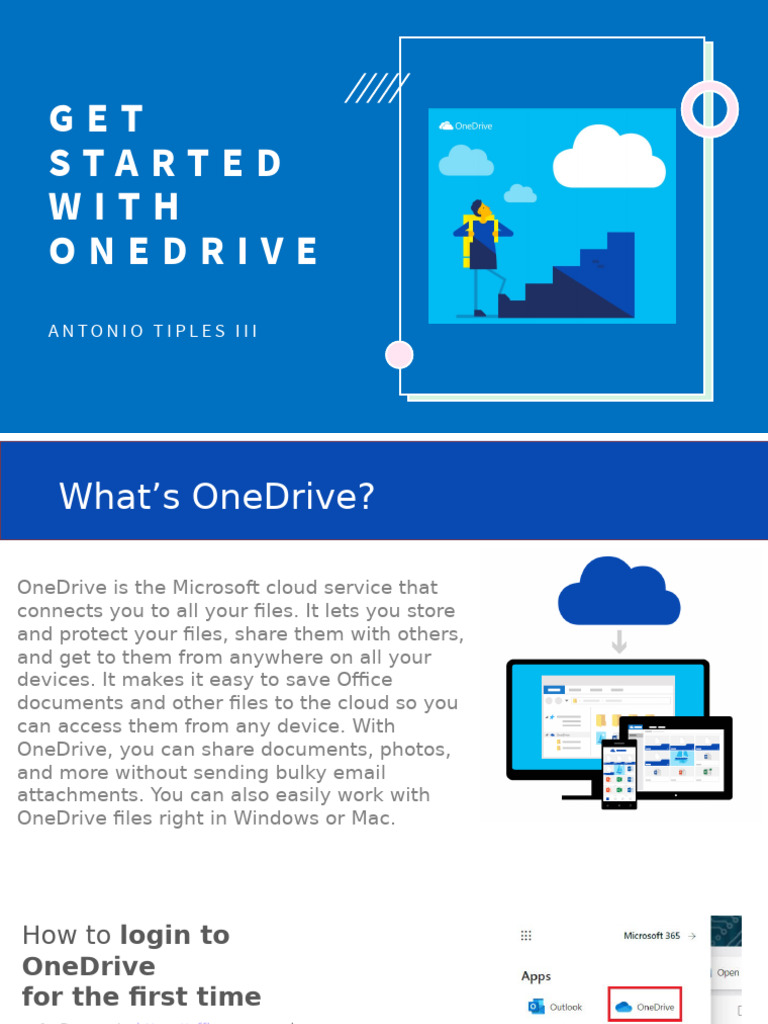 Get Started With OneDrive | PDF | Microsoft | Computer Architecture