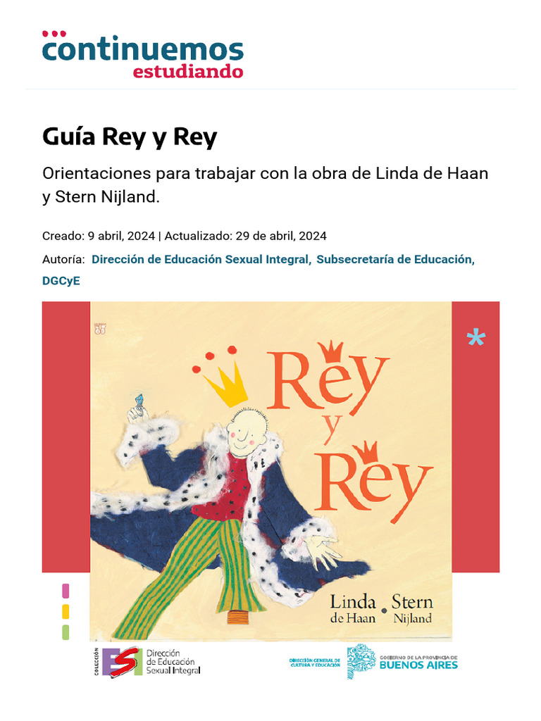 Guia Rey y Rey Continuemos Estudiando | PDF
