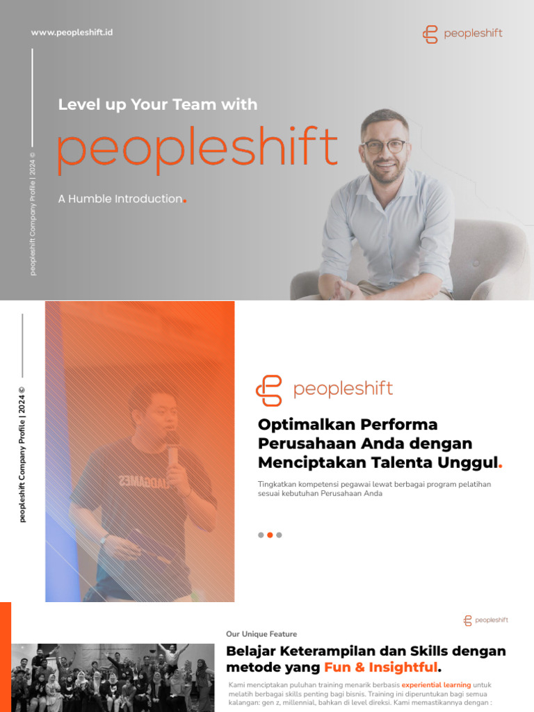 Compro - Peopleshift | PDF