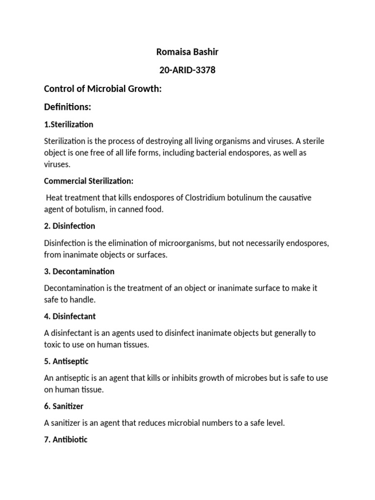 Assignment Microbiology | PDF