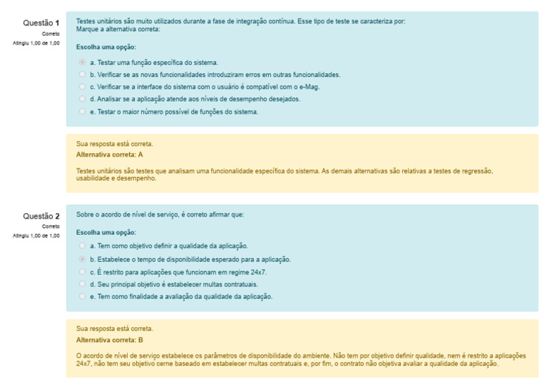 Exercício Avaliativo - Módulo 2 - Revisão Da Tentativa | PDF