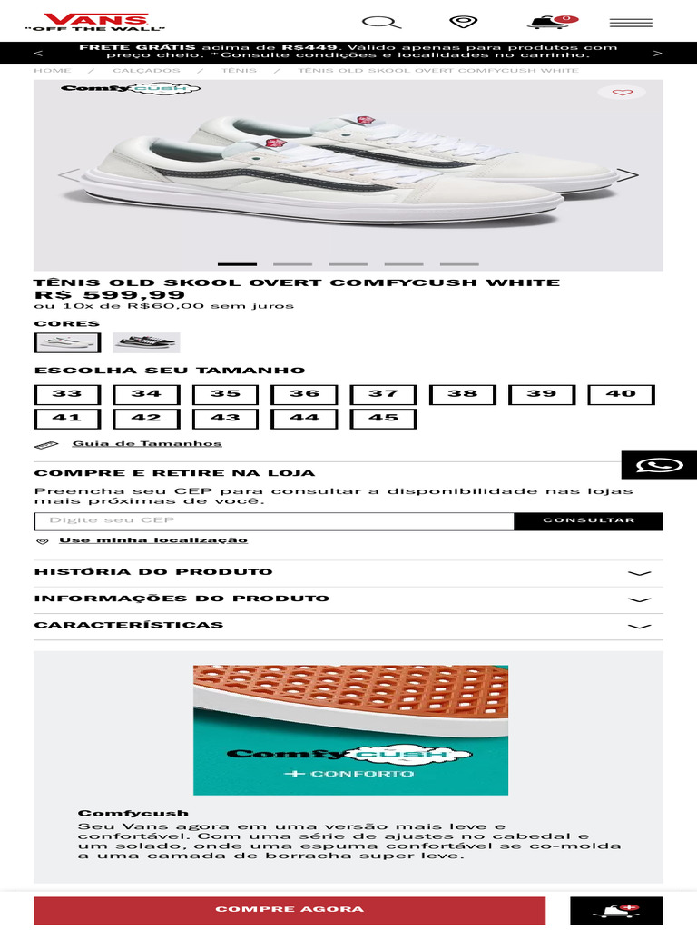 Tênis Old Skool Clássico Desde Sempre Vans | PDF