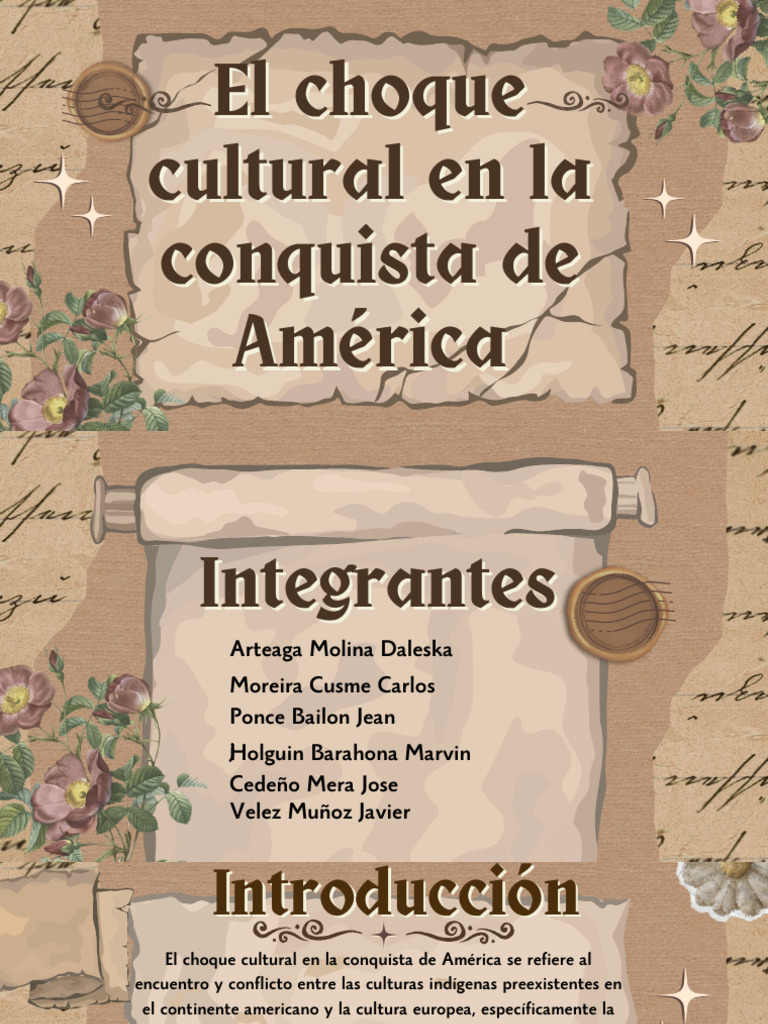 El Choque Cultural en La Conquista de América | PDF
