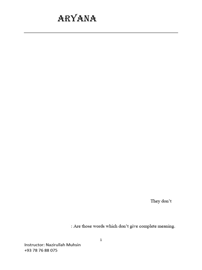 1st Grammar by Me PDF | PDF