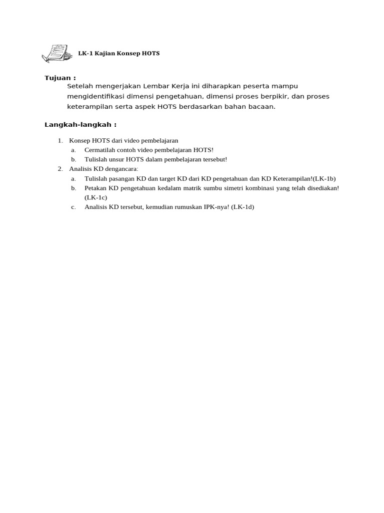 LK 1 P.engembangan Pendalam Materi CII | PDF