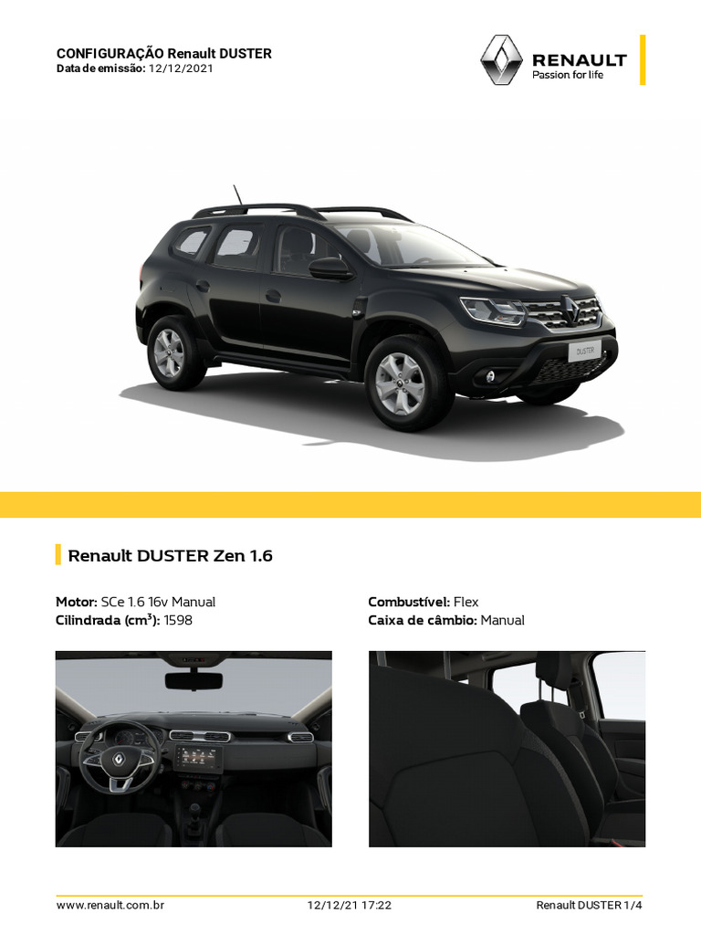 renault duster zen multimidia 101,140 | PDF