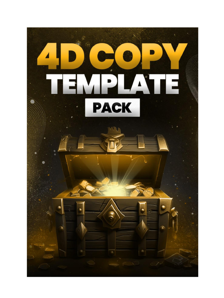 4D Copy Template Pack | PDF