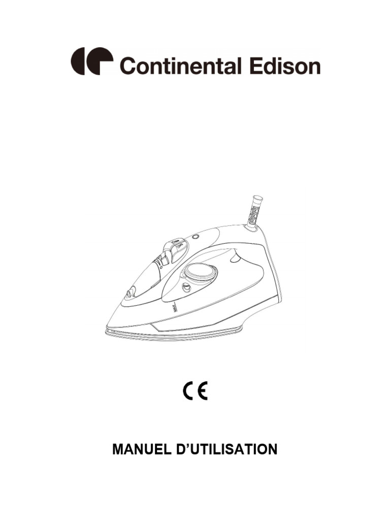Fer A Repasser Continental Edison f22f 3606501652228 | PDF