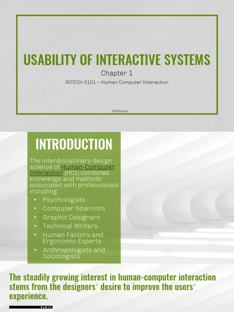 1_Usability-of-Interactive-Systems | PDF