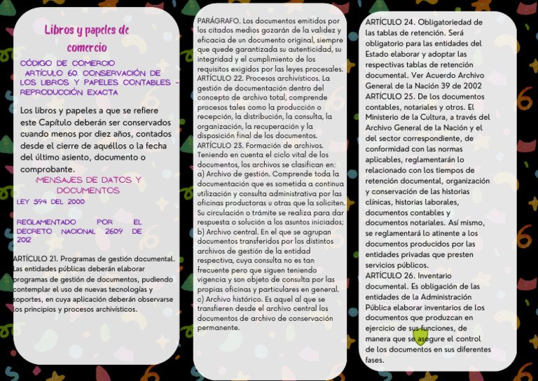 Tríptico Programa Fiestas Patronales de Pueblo Ilustrado Llamativo Negro Verde | PDF