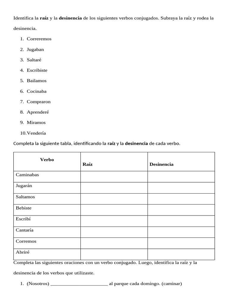 Tarea de Lenguaje | PDF