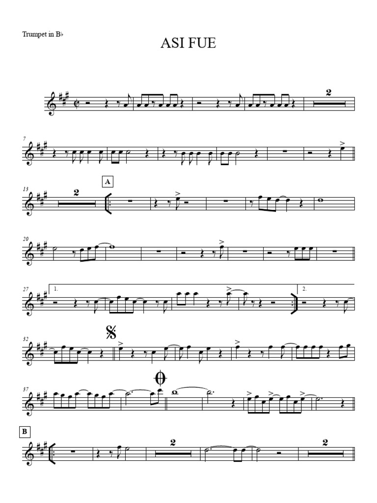 ASI FUE - Trumpet in BB | PDF