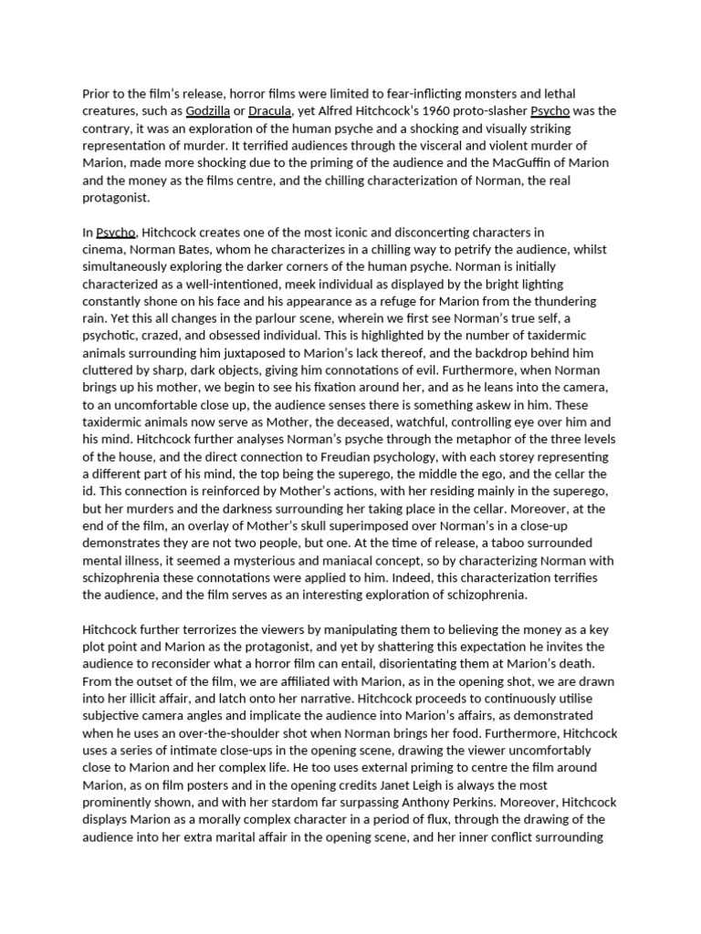 22-10-30 Psycho Practice Essay | PDF