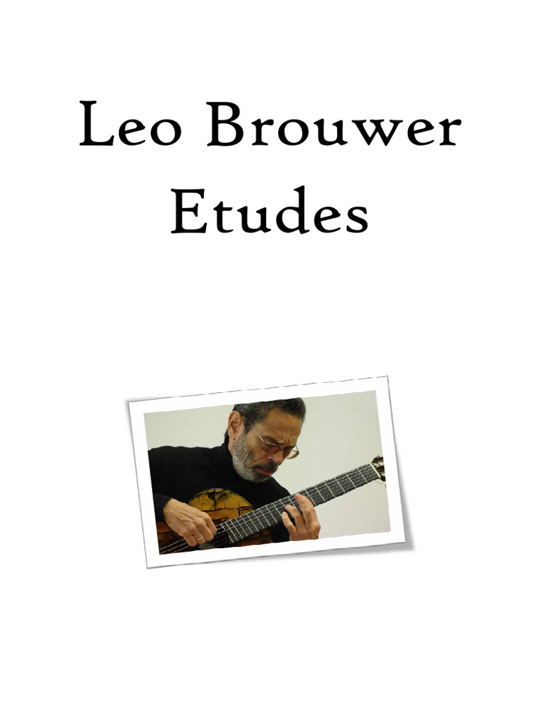 Leo Brouwer - Etudes | PDF