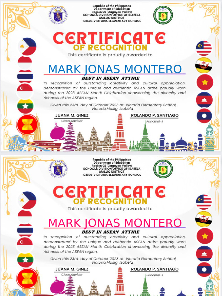 Asean Certificate | PDF