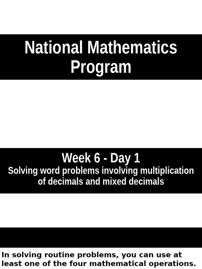 NMP Week6 Day 1 | PDF