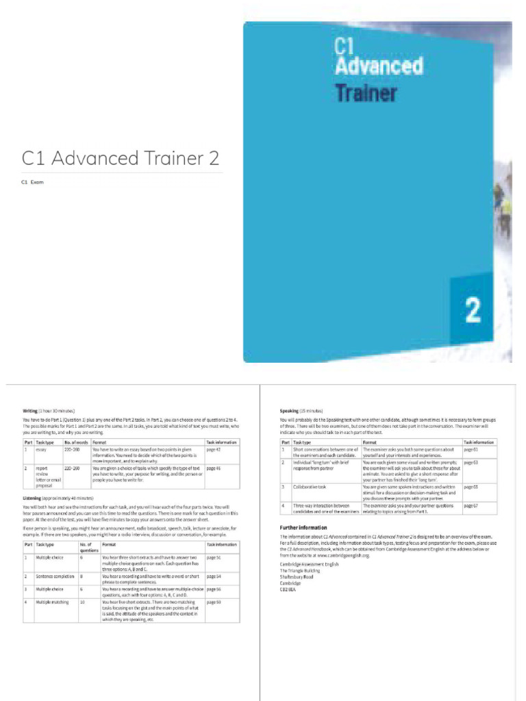Cae Test 1 - 2023 Cambridge | PDF