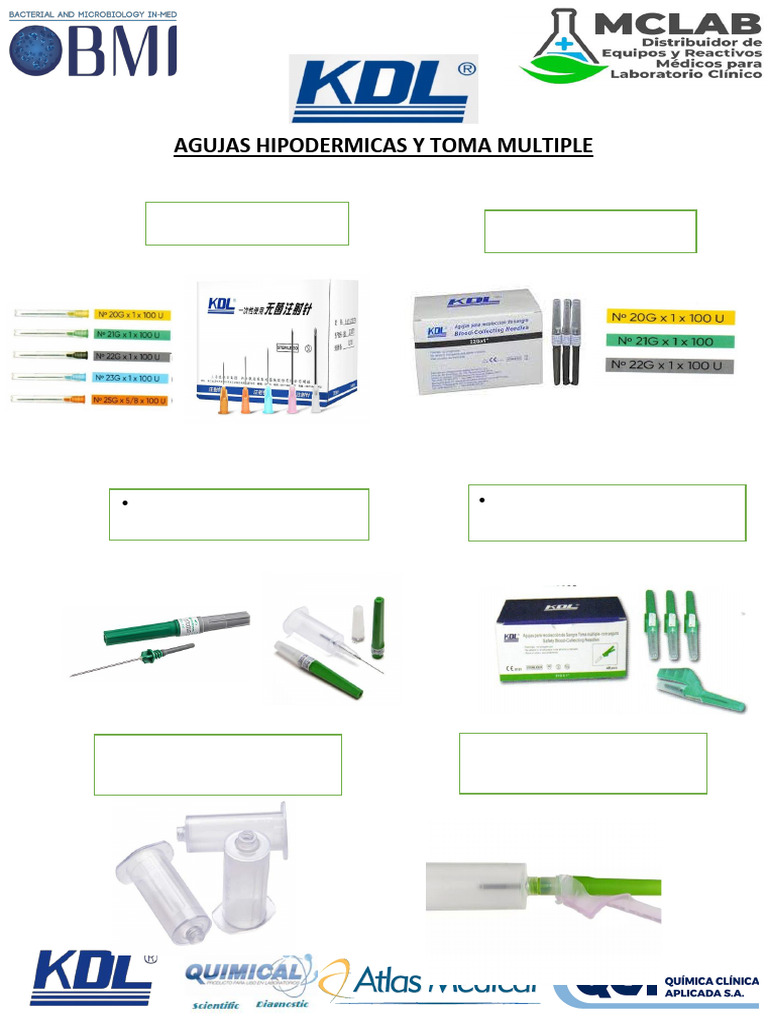 Catalogo de Insumos Médicos y Materiales de Lab. - Mclab | PDF