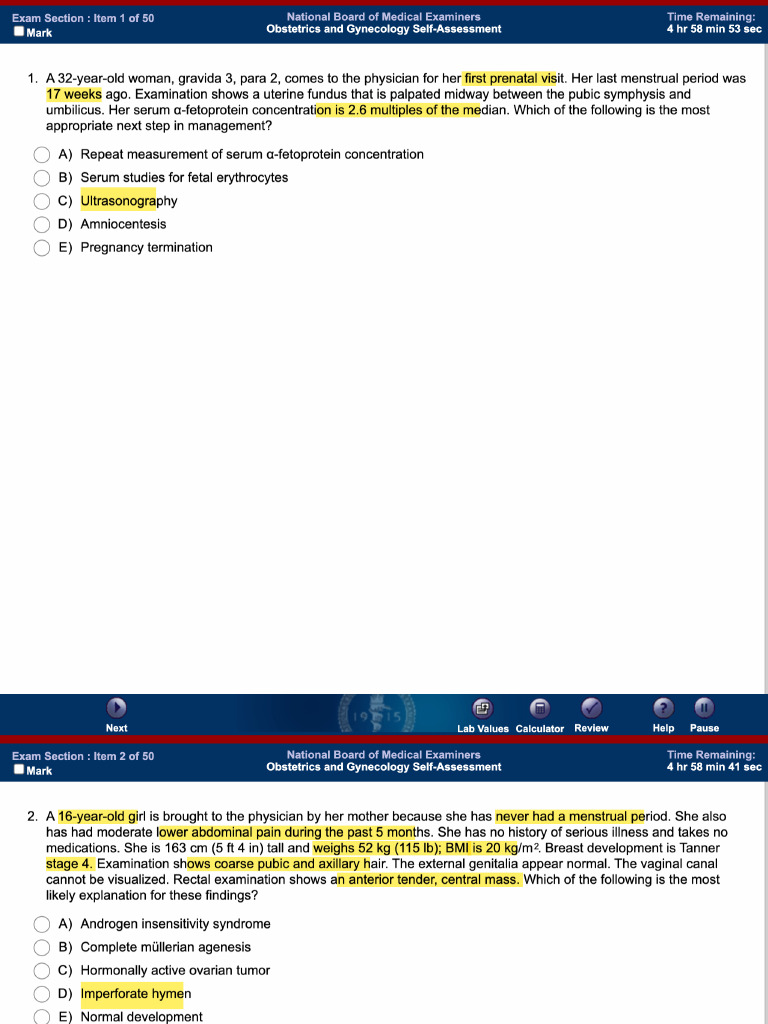 Solved ObGy 3 - Questions v1 | PDF