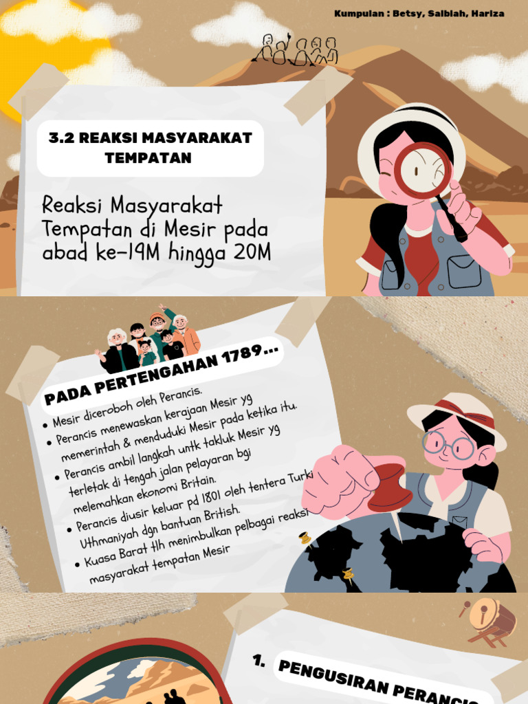 Sejarah Islam Sem 2 Reaksi Masyarakat Tempatan Di Mesir | PDF