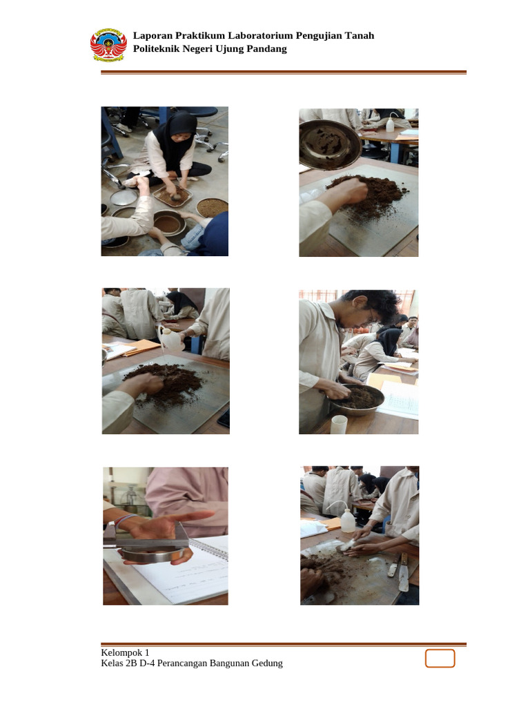 Alat Bahan Dan Dokumentasi Lab Tanah Lengkap | PDF