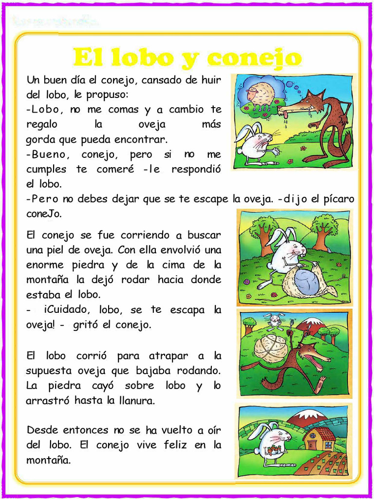 El Conejo Y El Lobo Un Ingenioso Cuento Pdf