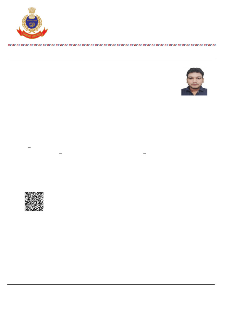 CHARACTER CERTIFICATE (POLICE VERIFICATION REPORT) | PDF