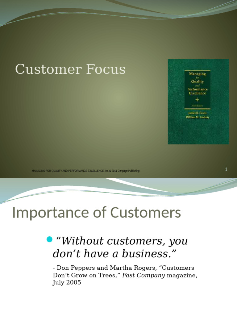 3 Customer Focus | PDF