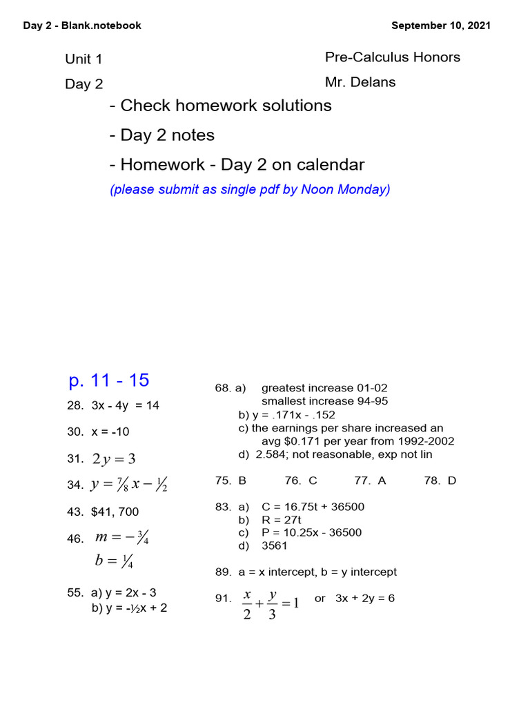 Unit 1 Day 2 Notes | PDF