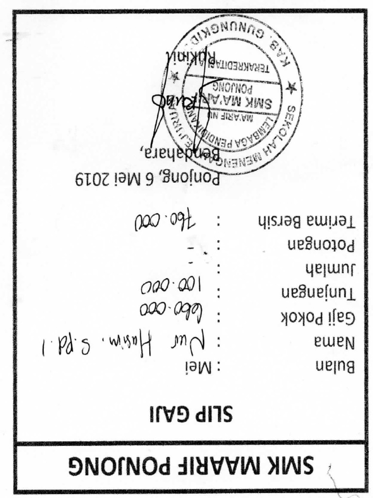 Slip Gaji | PDF