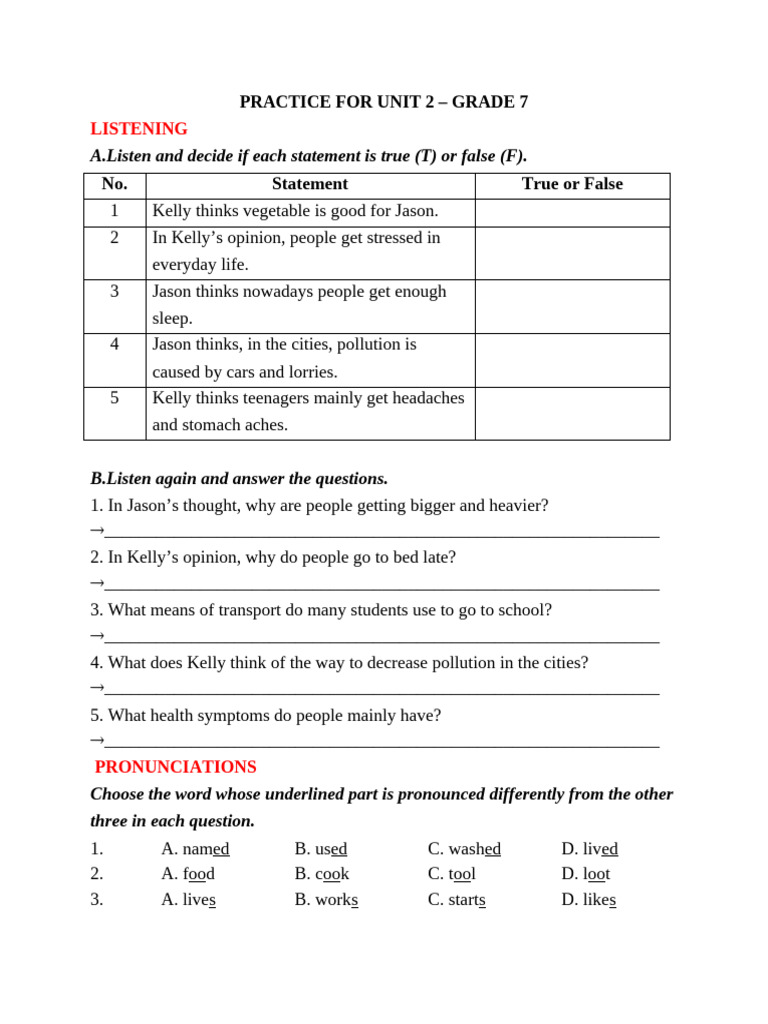 Unit 1a | PDF