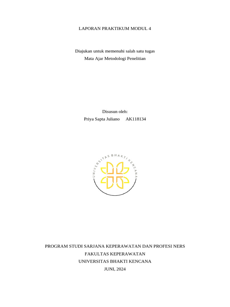 Priya Sapta Juliano AK118134 | PDF