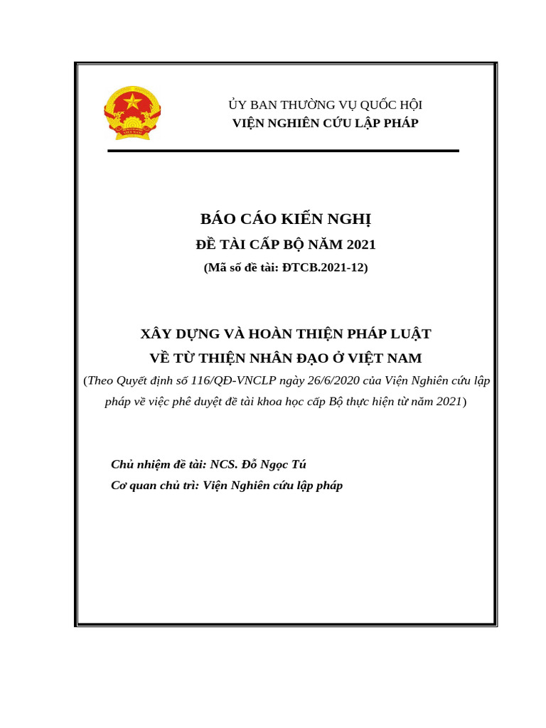 III. Bao Cao Kien Nghi | PDF