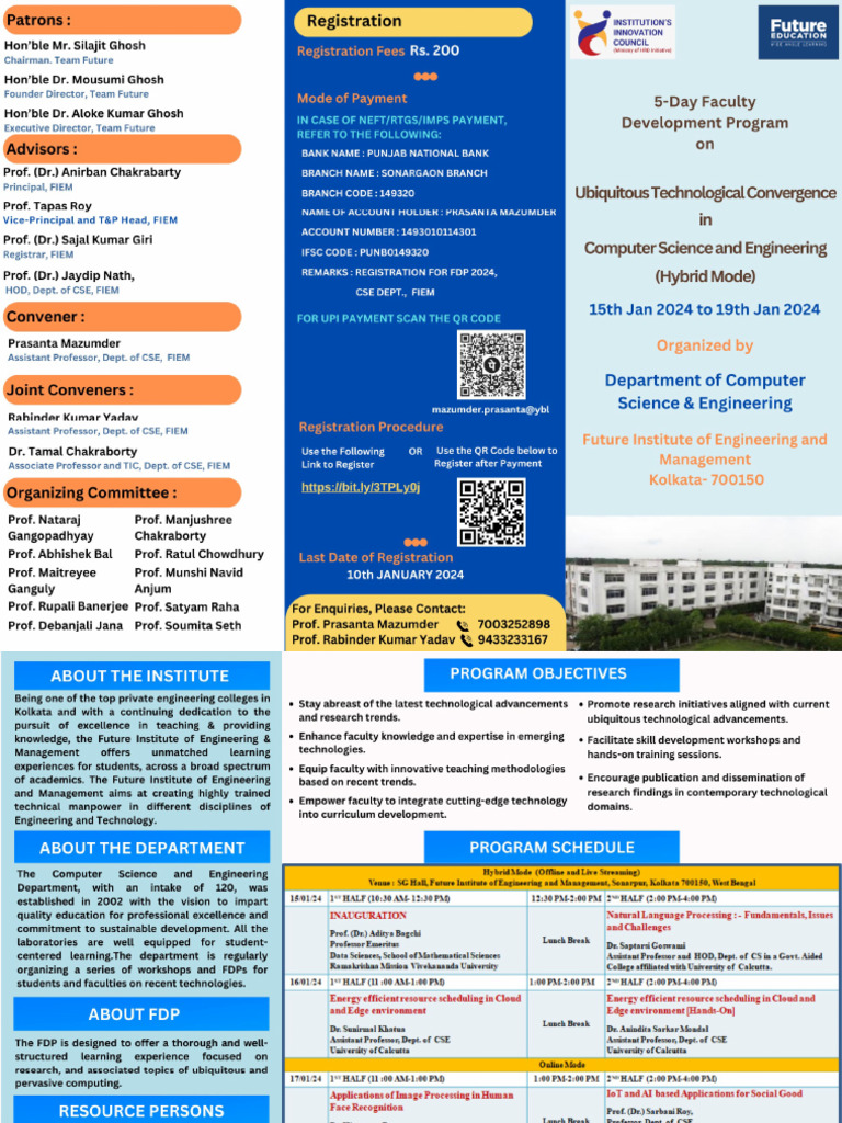 FDP Flyer and Poster | PDF