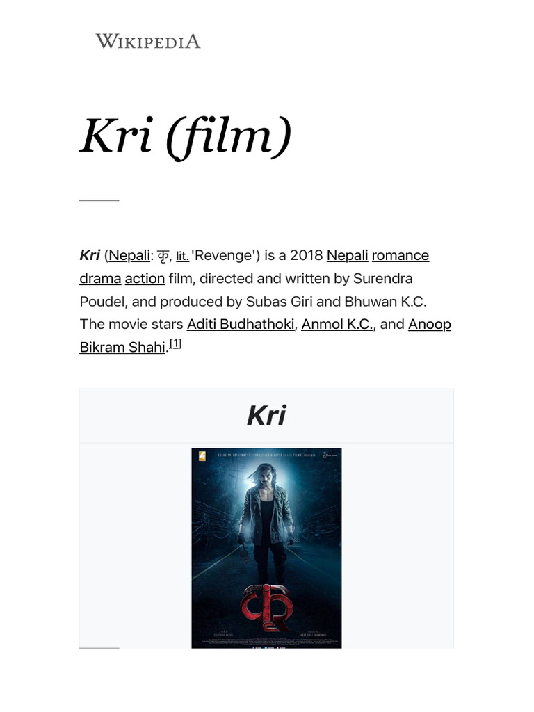 Kri (film) | PDF
