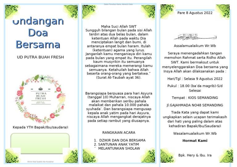 Undangan Warna | PDF