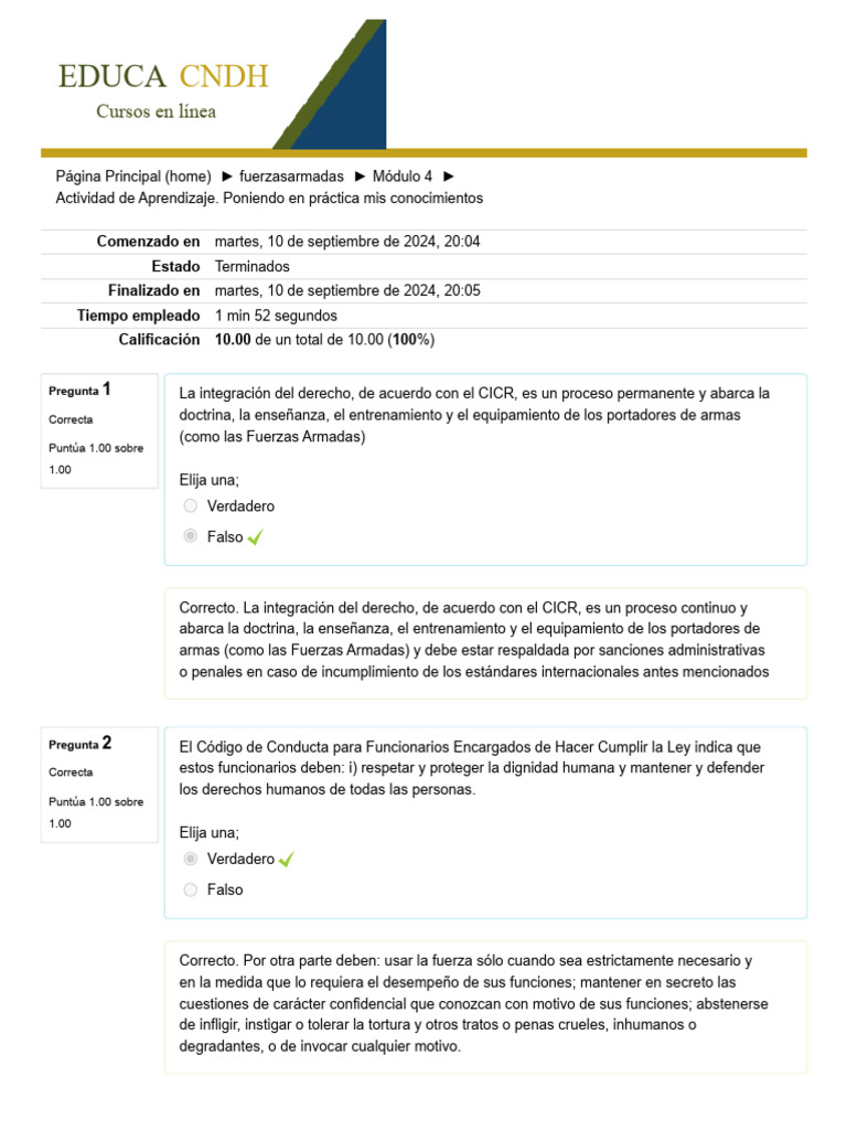 Actividad de Aprendizaje. mod 4Poniendo en práctica mis conocimientos | PDF