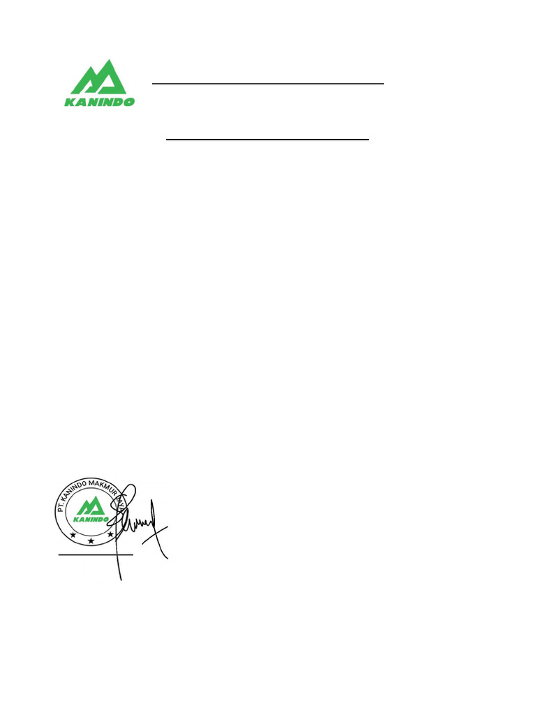 Pt. Kanindo | PDF
