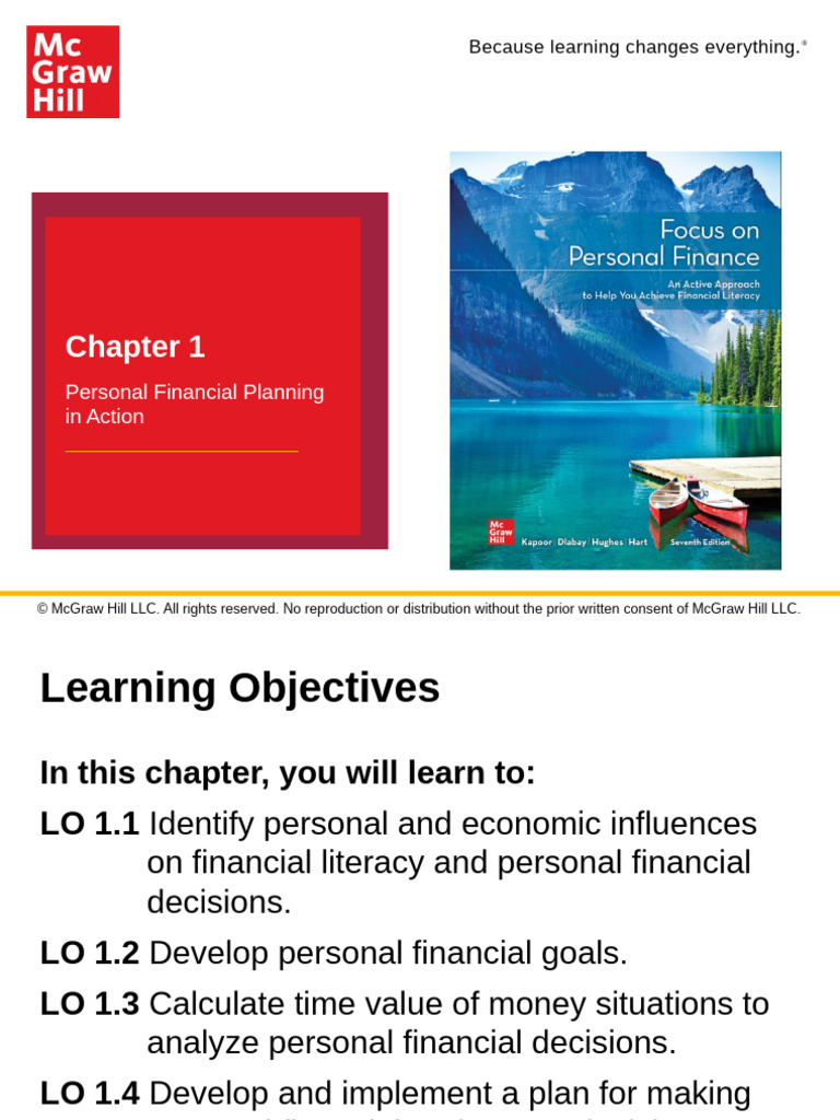 Kapoor Focus On Personal Finance 2024 Release PPT CH01 Accessible | PDF