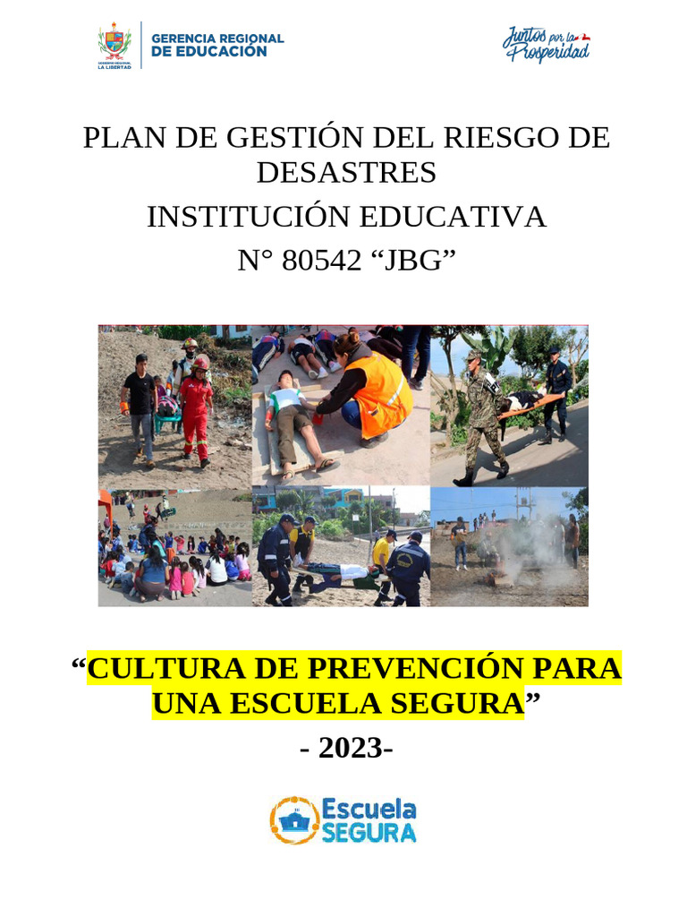 Plan de GRD - IIEE 2023 | PDF