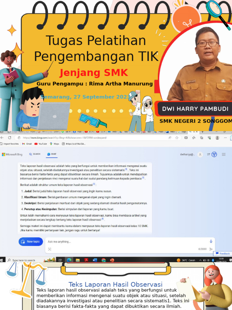 Tugas PPT Bu Rima Bing Chat | PDF