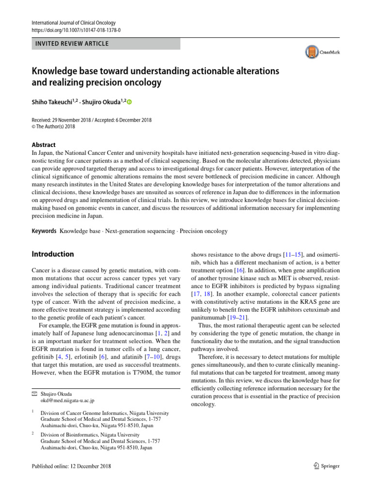 Knowledge Base Toward Understanding Actionable Alt | PDF