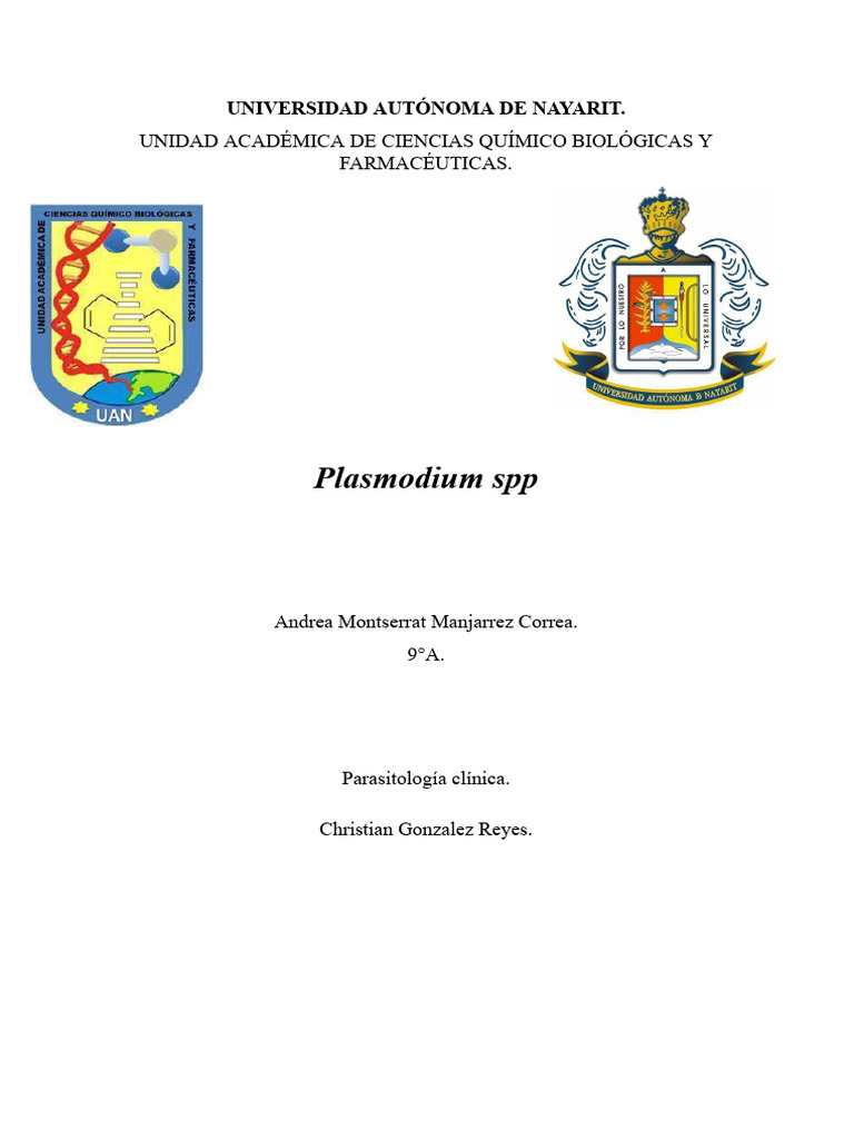Plasmodium SPP | PDF