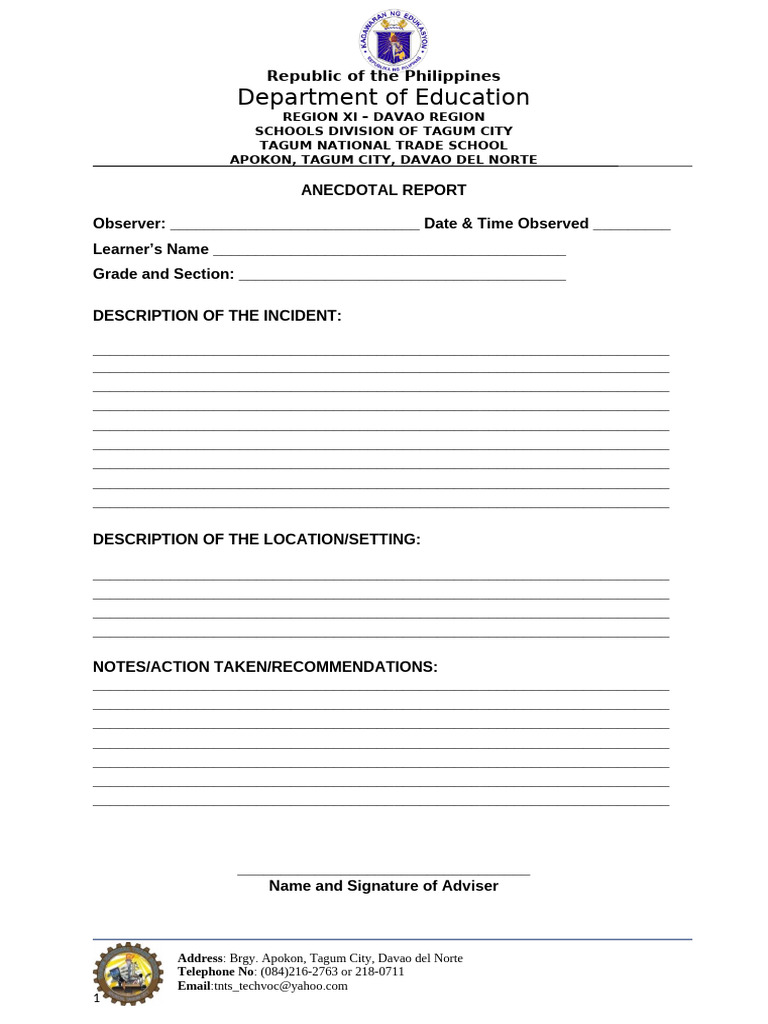 ANECDOTAL | PDF ANECDOTAL | PDF